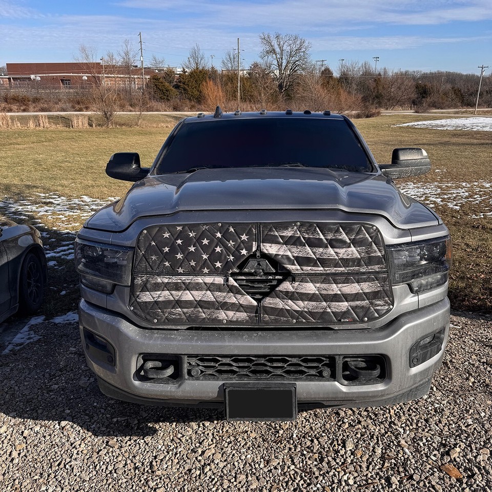 Premium Winter Front Grill Cover fits Dodge Ram - All Years Supported ...