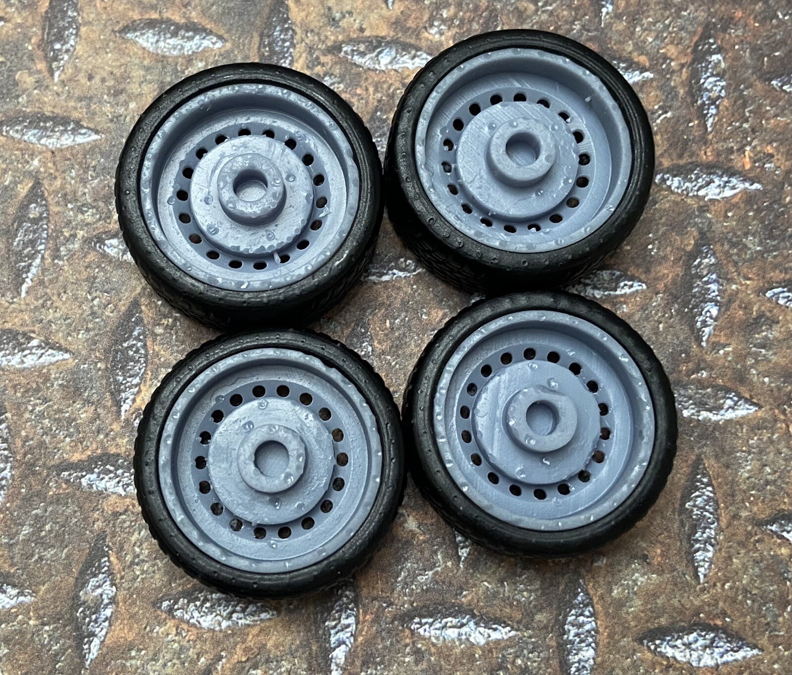 Resin 20 Inch “Truck Steelies” Model car Wheels/Tires 1/24 1/25 scale ...