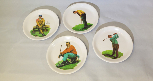 1960s Vintage Wilson Golf Coasters Set of 4 | eBay