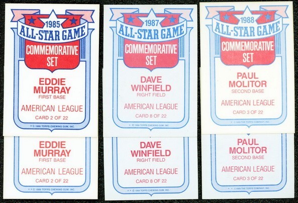 Sparky Anderson MGR #1 1986 Topps 'Glossy 22' All-Stars - 1 asterisk | eBay