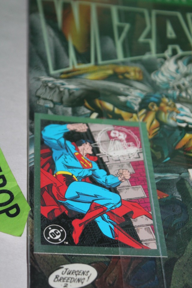 Wizard Comics DC Superman Tribute First Edition Comic Book With Card ...