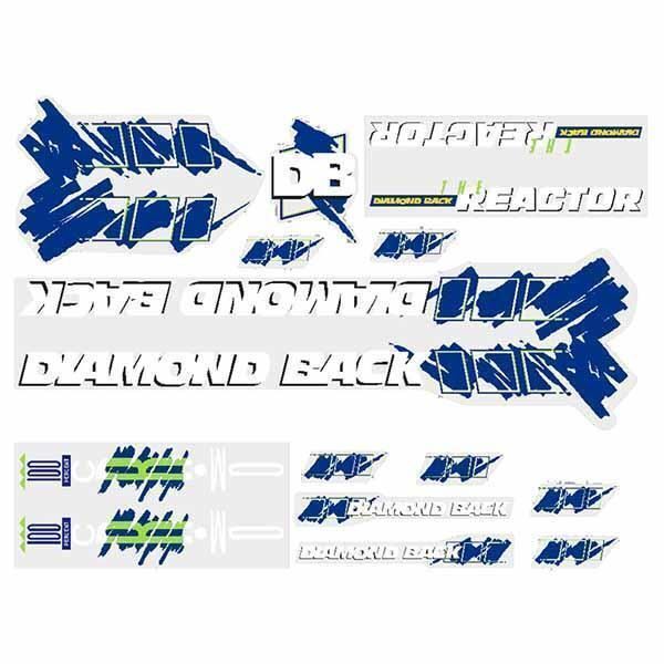 1988 Diamond Back - Reactor Blue green decal set | eBay
