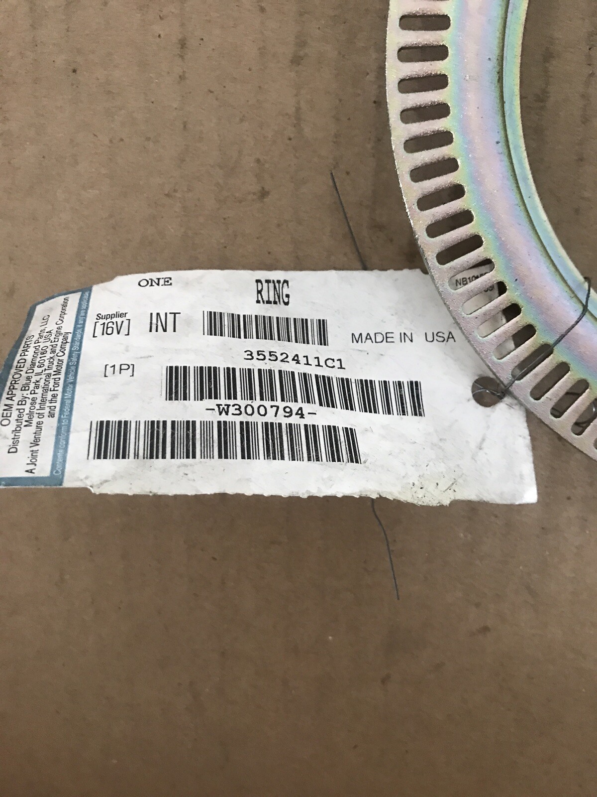 3552411C1 New OEM International ABS Exciter Ring | eBay