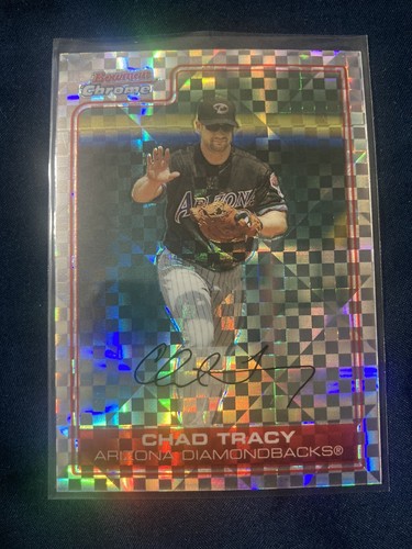 2006 Bowman Chrome X-Fractors Diamondbacks Baseball Card #179 Chad ...