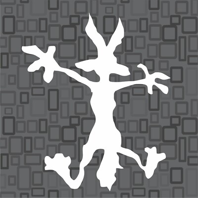WILE E COYOTE SMASH Sticker Vinyl Decal ROAD RUNNER COYOTE Acme Car ...