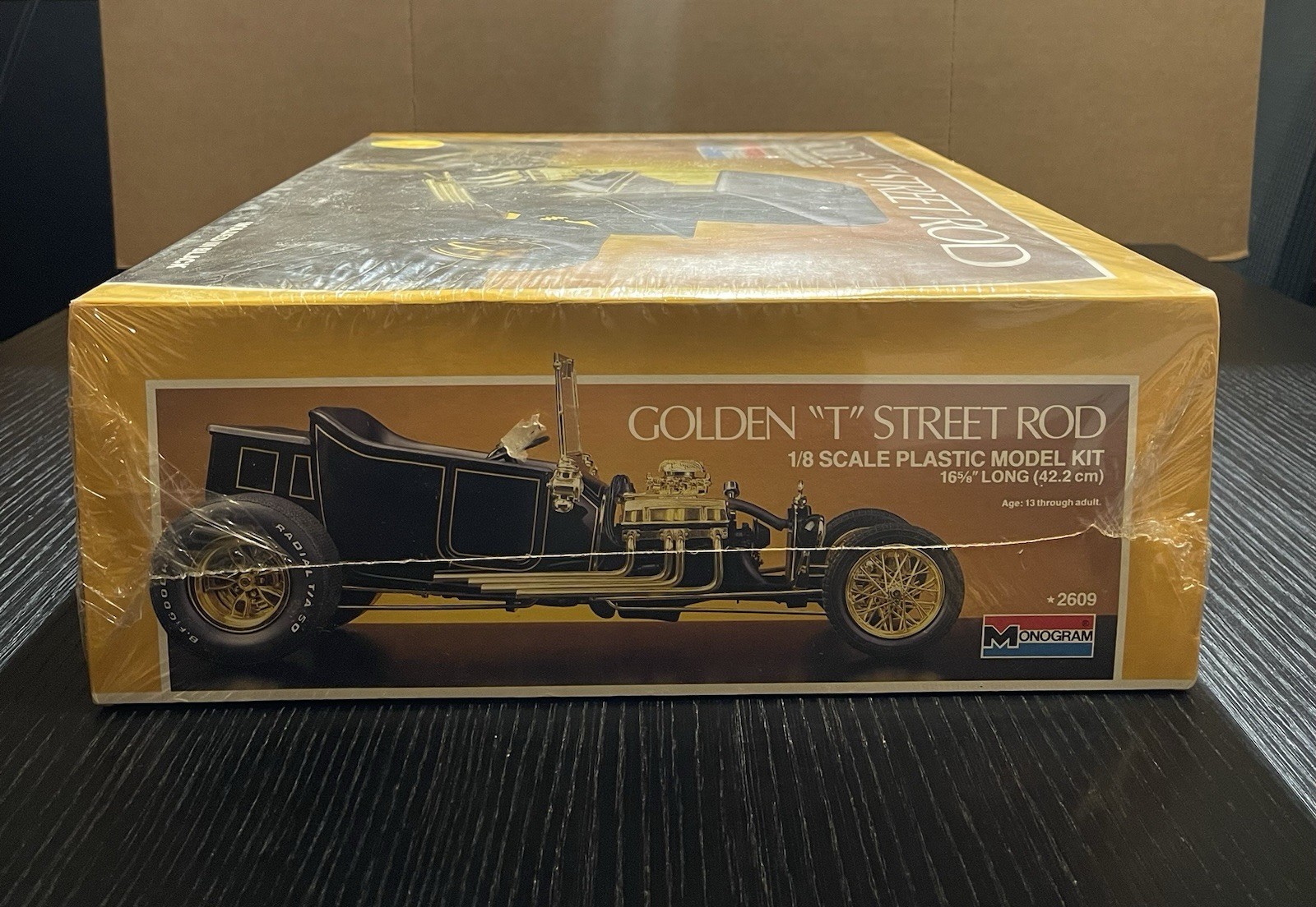Monogram 1/8 Scale Golden "T" Street Rod FACTORY SEALED 1985 Made In ...