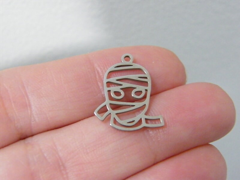 12 Mummy charms silver stainless steel HC1073 | eBay