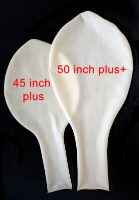 1 Loonertex Super Jumbo 50++ inch *Clear* Medium Monster big balloon ...