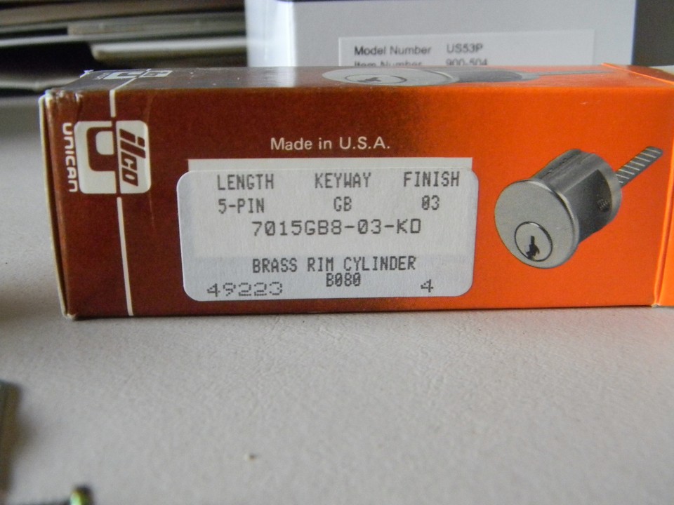 Sargent LA/LB/LC Keyway Rim Cylinder - Polished Brass 605- By Ilco | eBay