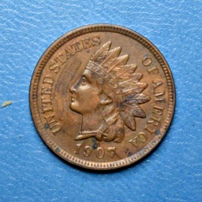 1907 Indian Head Cent Penny ~ UNC UNCIRCULATED ~ US Type Coin ...