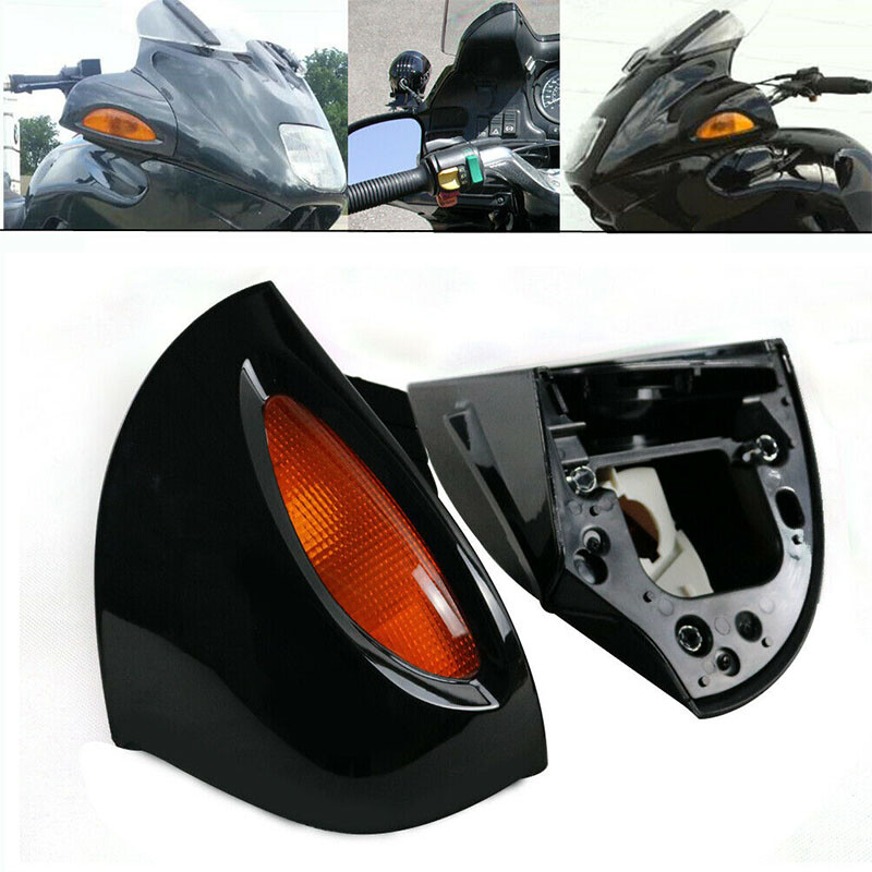 Schwarz Paar Motorrad Spiegel Blinker Rückspiegel Für BMW R1100RT ...