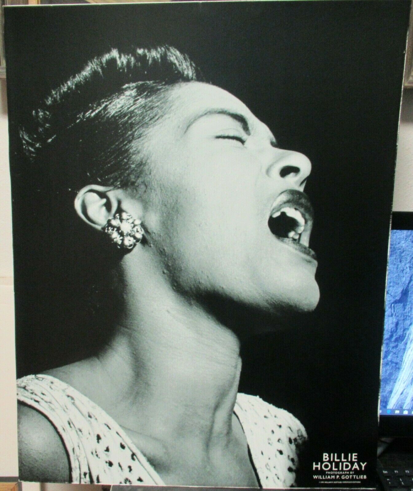 BILLIE HOLIDAY AFRICAN AMERICAN POSTER BY WILLIAM GOTTLIEB 1991 | eBay
