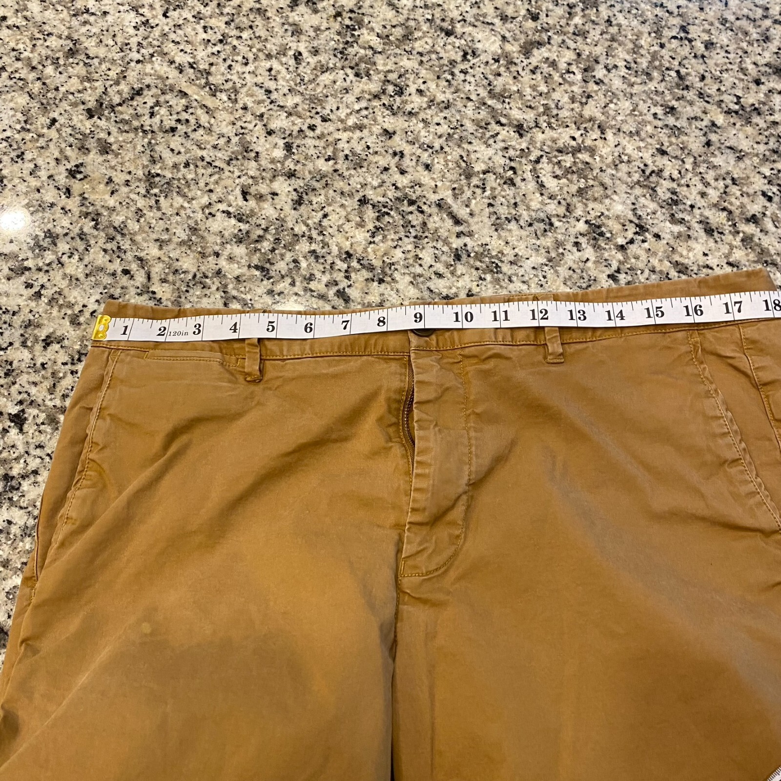 BONOBOS Chino Pants Slim Fit Men's Size 35x30 Beige Khaki Flat Front ...