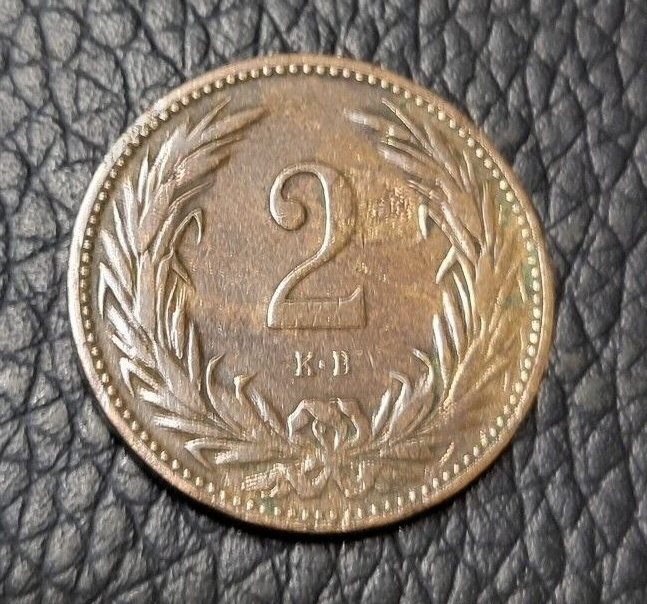 1901 Hungary 2 Filler Coin | eBay