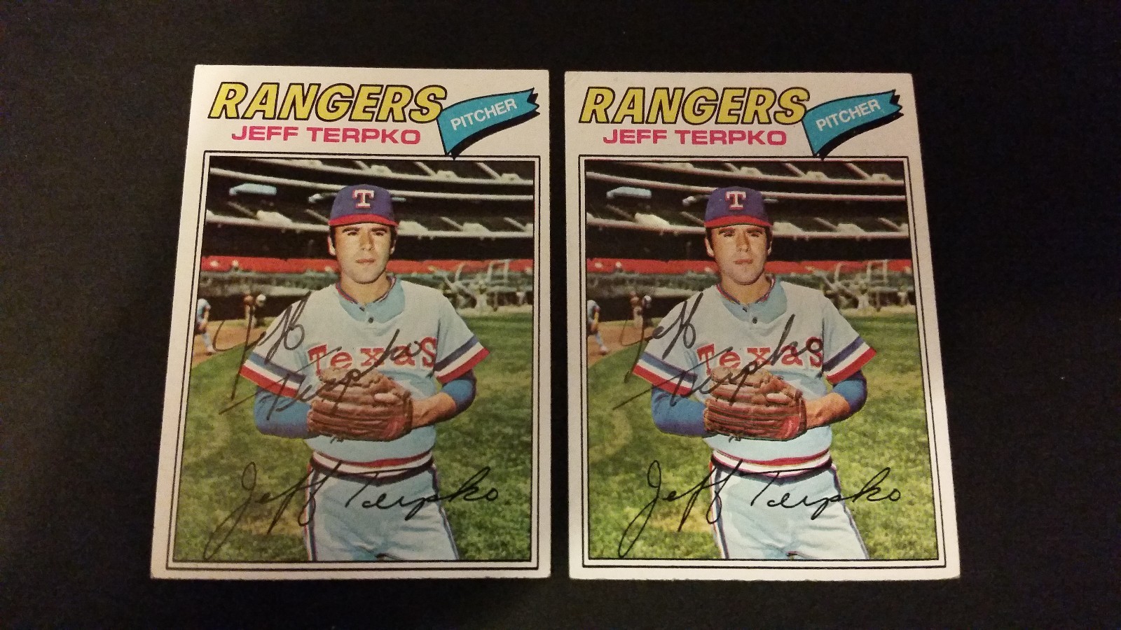 Jeff Terpko Rangers 1977 Topps #137 Expos Signed Authentic Autograph FB15 | eBay