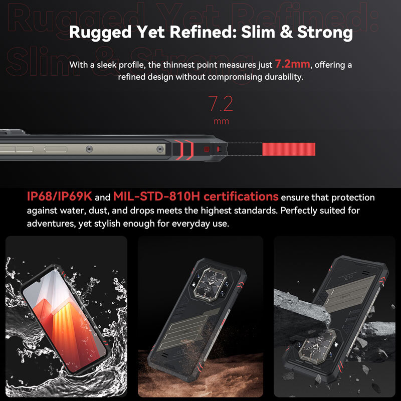 5G Cubot Star 2 Rugged Smartphone Android 14 Outdoor Mobile Waterproof ...