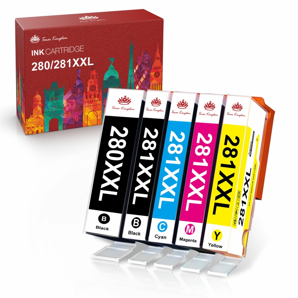 Ink Cartridge For Canon PGI-280XXL CLI-281XXL PIXMA TR8620A TS6220 ...