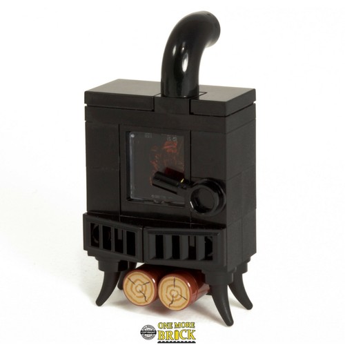 Log Burner | Wood stove | Fireplace | Kit Made With Genuine LEGO Bricks ...