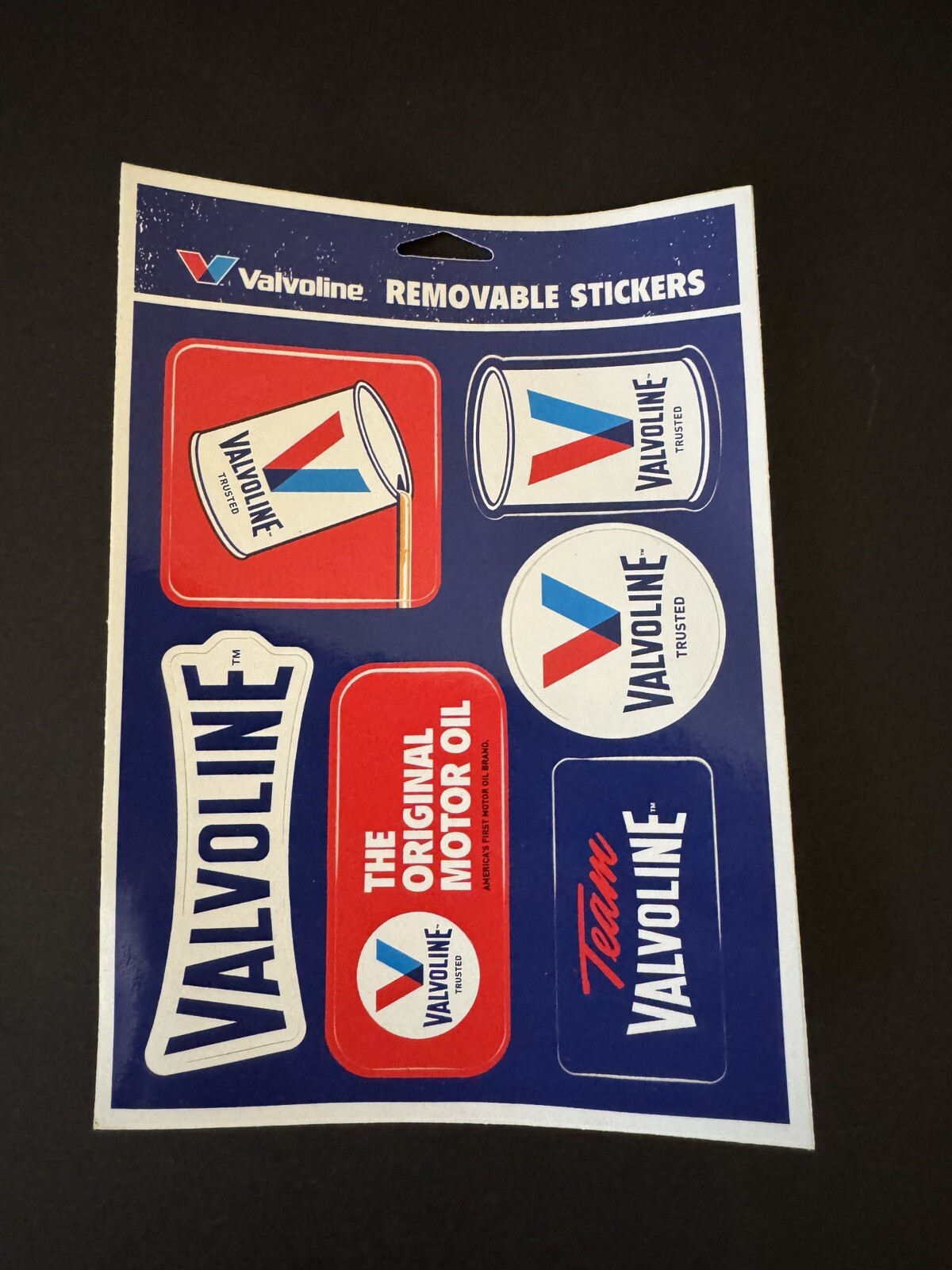 Valvoline Removable Sticker Sheet Decals With 6 Designs | eBay