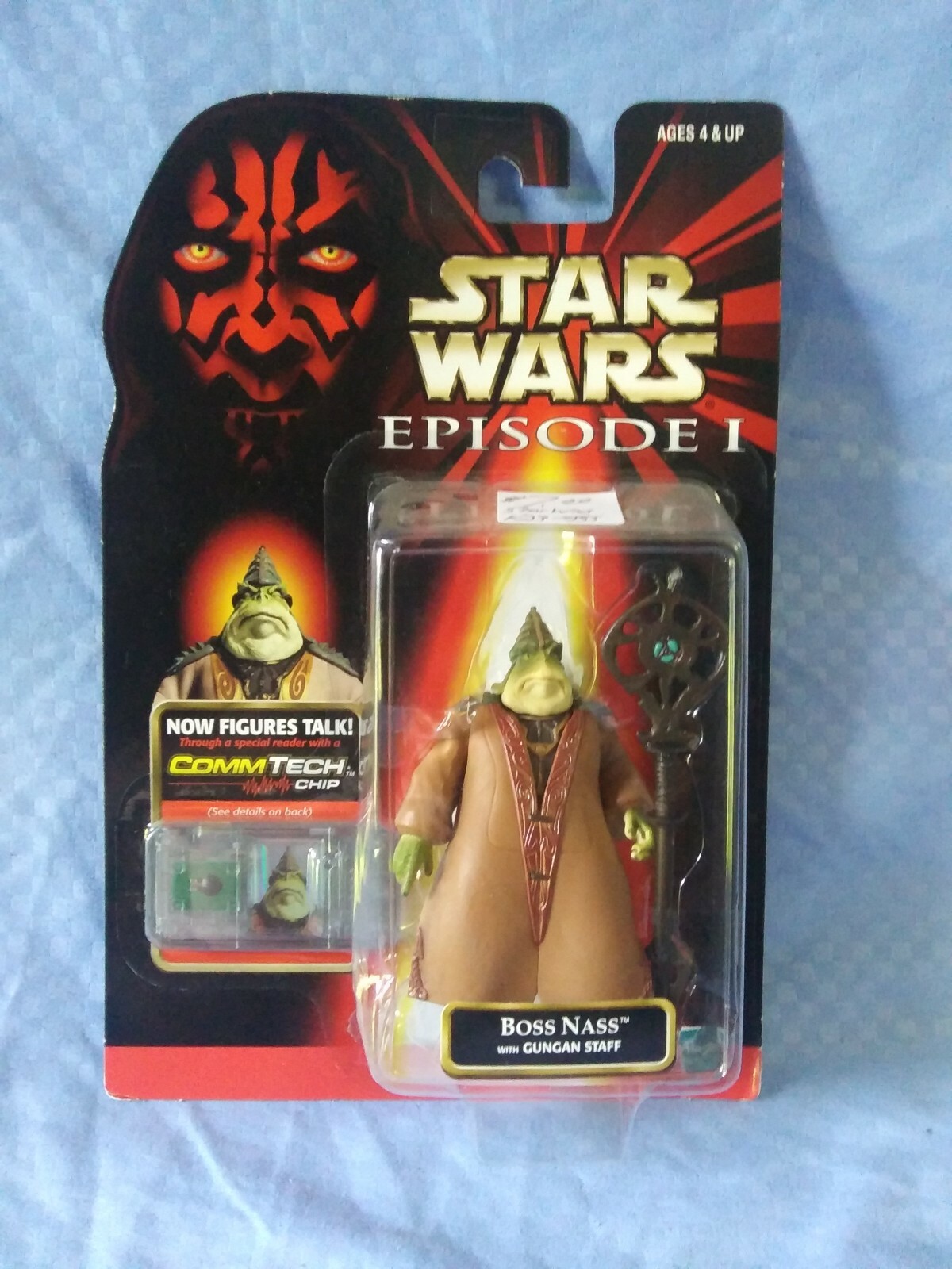 NEW Star Wars Episode 1 BOSS NASS with Gungan Staff, CommTech Chip ...