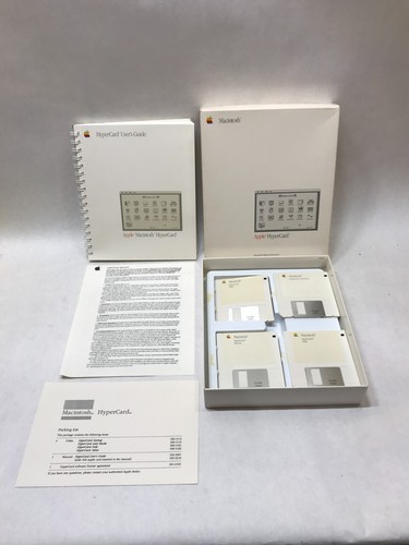 Vintage Apple HyperCard Boxed Software For Macintosh M0556 Complete In ...