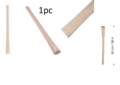 Wooden Pick Axe Handle 90 cm / 36 in Hardwood Replacement Handle Shaft ...