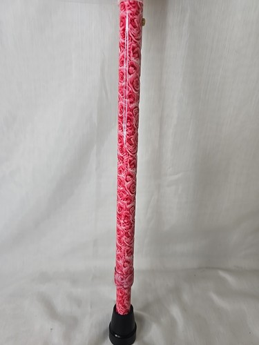 New Nova Medical Designer Pink Rose Offset Adjustable Walking Cane With ...
