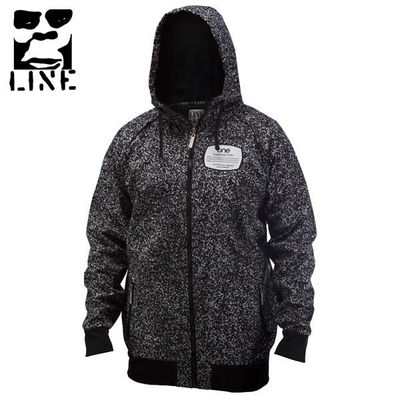 NWT Line Influence Full Zip Snowboard Ski DWR Hoodie Jacket Black ...