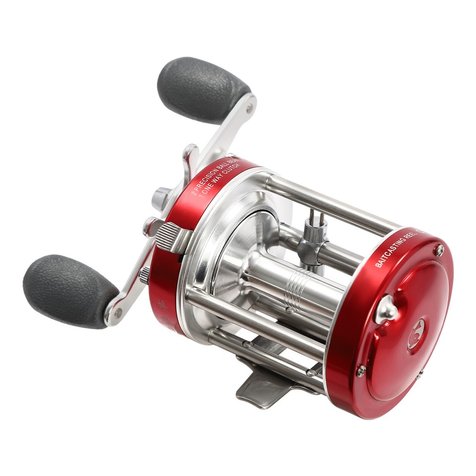 Left Hand Round Baitcaster Trolling Fishing Reel Conventional Reel for Catfish | eBay