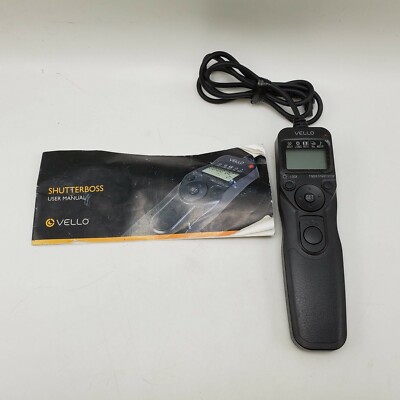 Vello ShutterBoss Timer Shutter Release Remote Wired 3-Pin Connector ...
