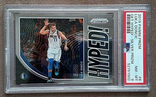 2019-20 Panini Prizm Luka Doncic Get Hyped! Card #6 ~ PSA 8 NM-MT | eBay