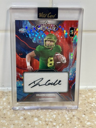 Dillon Gabriel Auto #3/3 Wild Card Metallix - Oregon Ducks Autograph | eBay