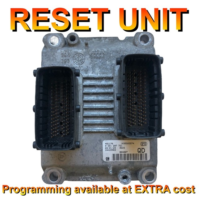 CORSA ASTRA MERIVA 1.4 Z14XEP ECU OPEL MODULE VAUXHALL ECM KOMPUTER ...