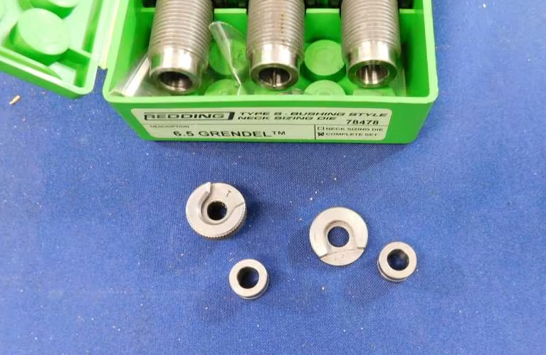 78478 REDDING 3-DIE TYPE-S BUSHING DIE SET - 6.5 GRENDEL + WILSON CHECK ...