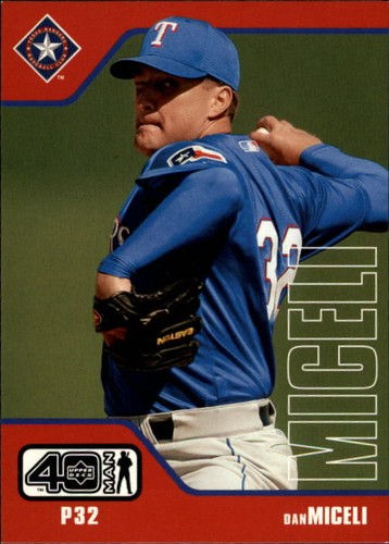 2002 Upper Deck 40 Man #254 Dan Miceli - NM-MT | eBay