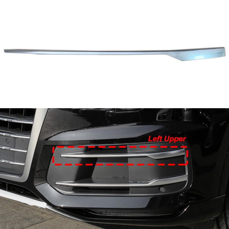 1Pcs Left Front Bumper Fog Light Cover Upper Trim Strip For Audi Q7 ...