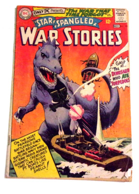STAR SPANGLED WAR STORIES #123 GD+KONG VS GODZILLA! 1965 RUSS HEATH ...