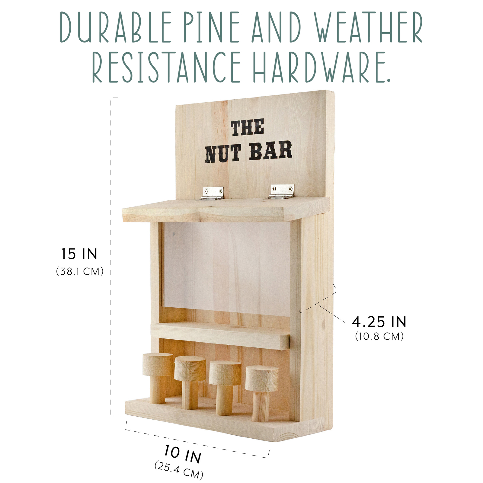 Nut Bar Squirrel Feeder, Funny Bar Stool Outdoor Squirrel Feeder | eBay