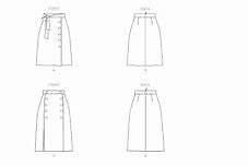 Butterick Sewing Pattern 6737 Misses Ladies Skirt Size 6-14 Uncut ...