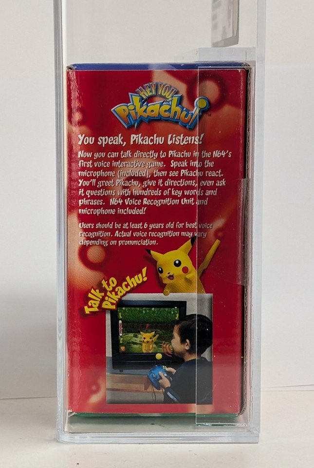 Hey You Pikachu Nintendo 64 N64 Big Box W/ Microphone Sealed New VGA 85 ...