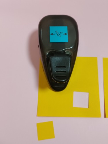 Set Of 3 Square Paper Punch Size 3/4, 5/8, And 1/2 | eBay