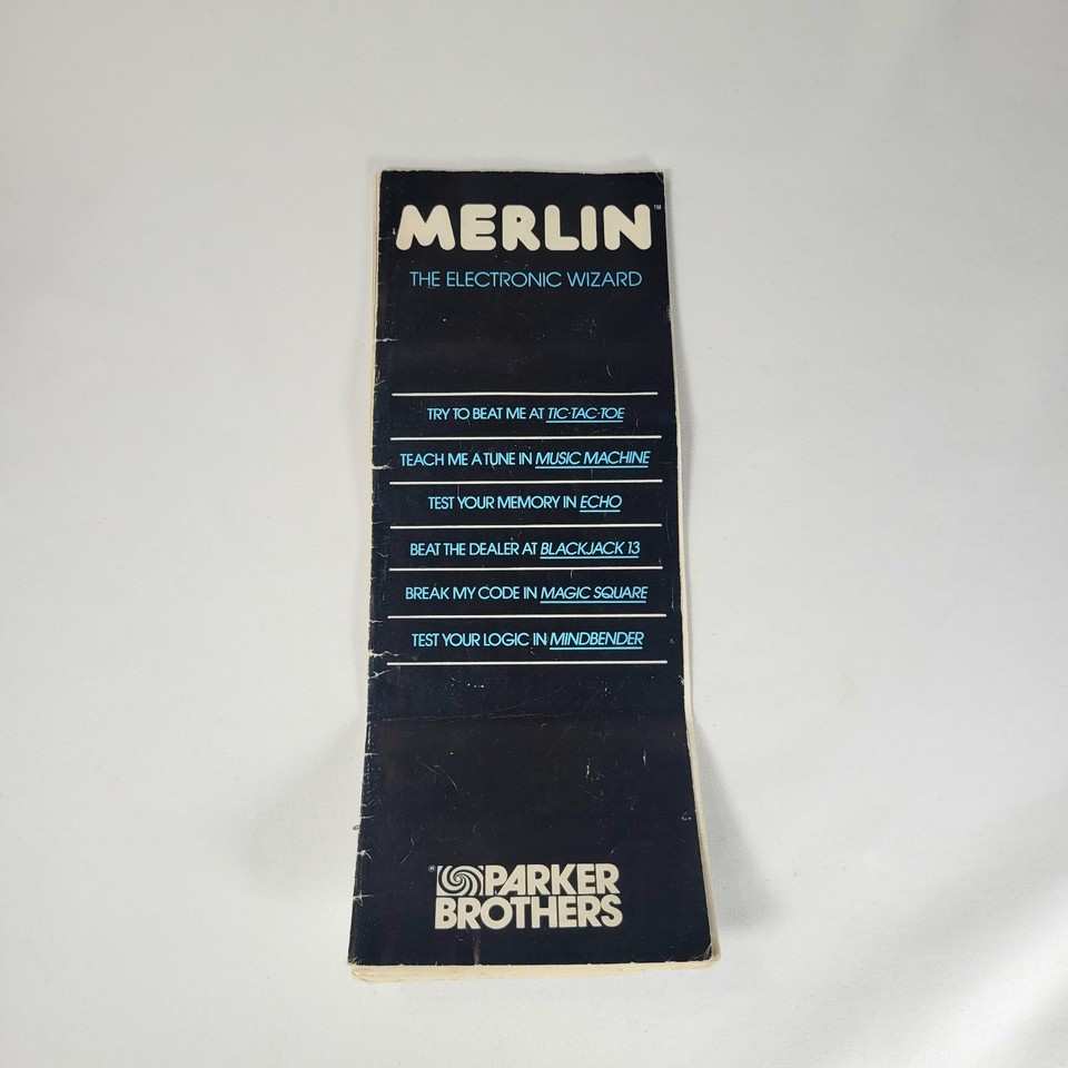 Merlin The Electronic Wizard Game 1978 Parker Brothers Original w/ Box ...