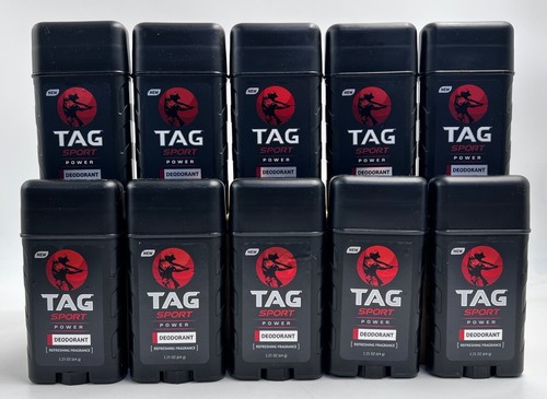 10 PK TAG SPORT POWER DEODORANT REFRESHING FRAGRANCE 2.25 OZ | eBay