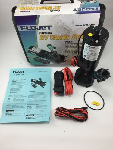 Flojet 18555000A Portable RV Waste Water Pump 12V DC 18555000 W ...