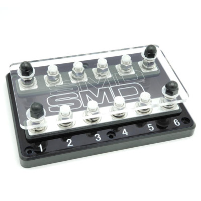 6 Spot ANL Aluminum Fuse Block - Steve Meade SIX Power Distribution ...