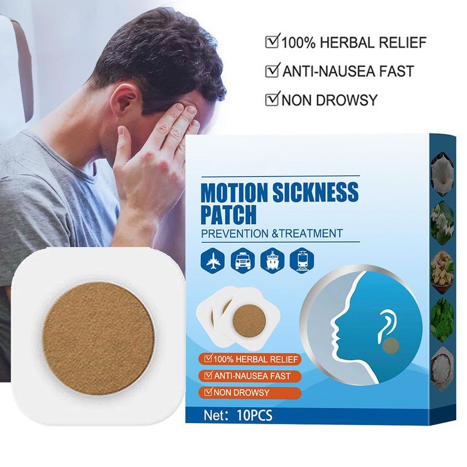 Anti-Nausea Motion Sickness Patches for Kids and Adults 20pcs Non ...