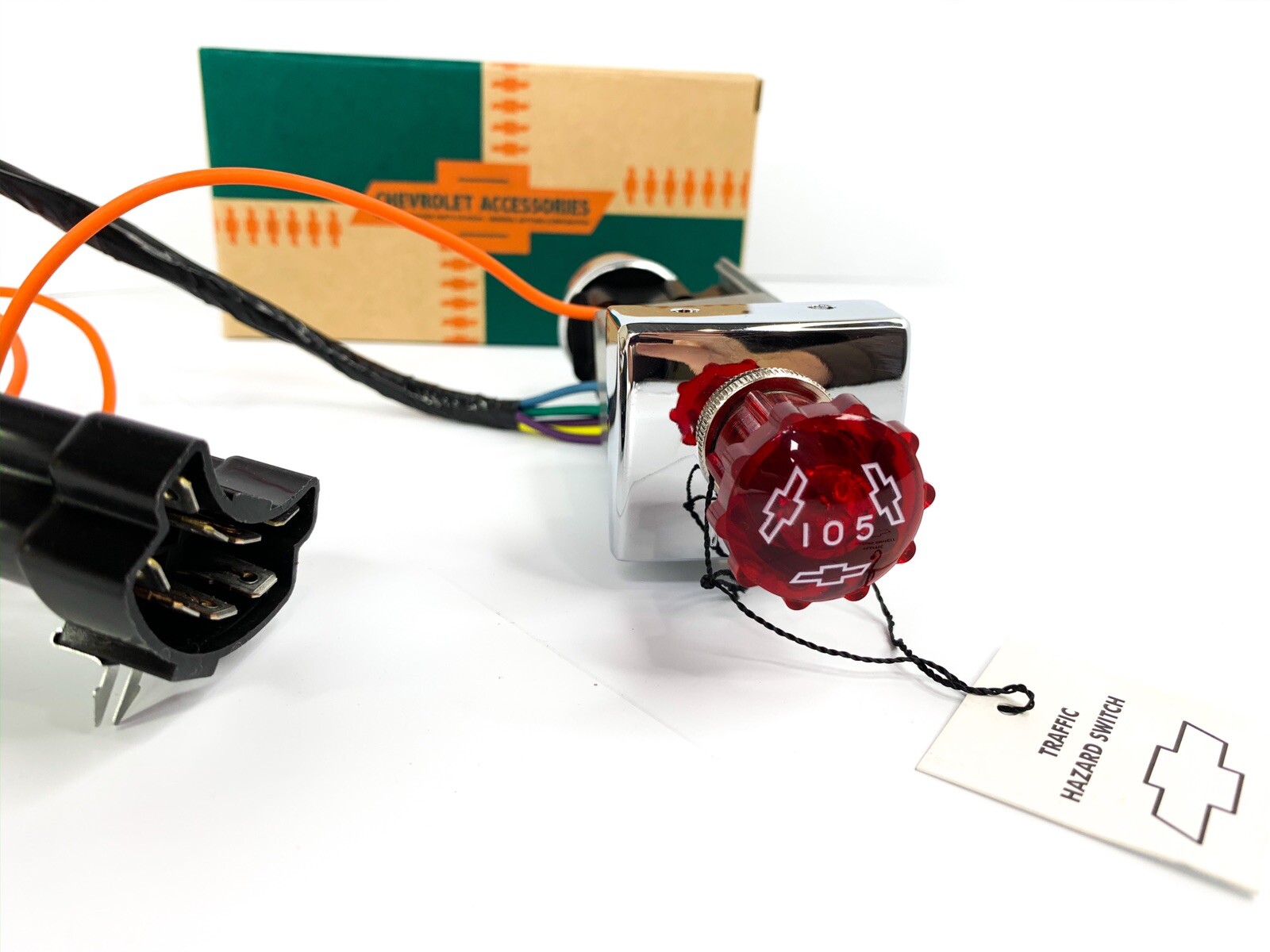 4 Way GM Accessory Hazard Flasher Switch For 1964 Chevy Full Size Car ...