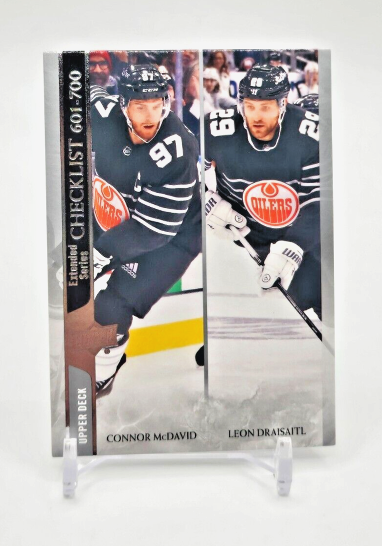 2020-21 Upper Deck Extended Series - Checklist #700 Connor McDavid ...