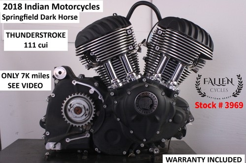 2018 Indian Springfield THUNDERSTROKE 111 Engine Motor Assembly 7,178 ...