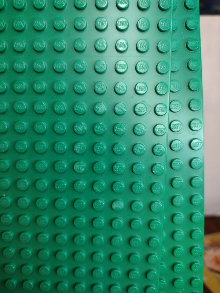 Set Of 2 LEGO 32x32 Green Base Plates - Thin 10x10 - 10”x10” | eBay